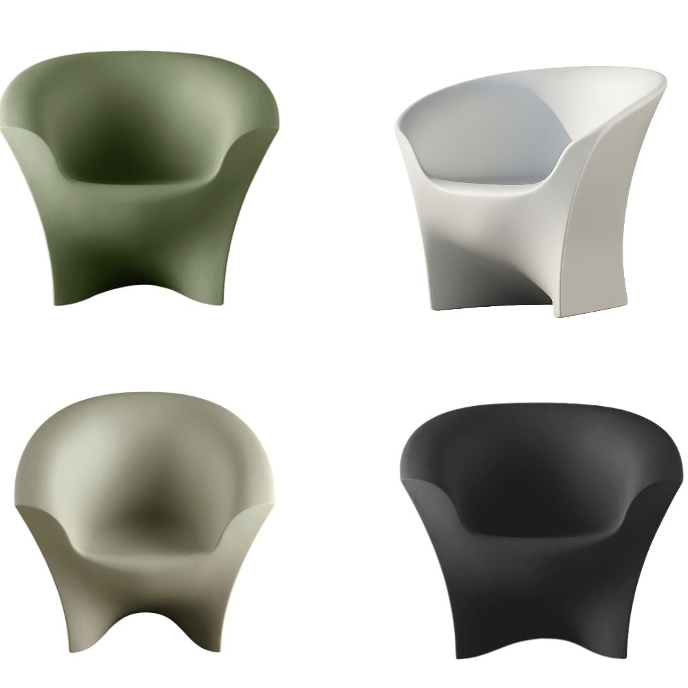 OHLA ARMCHAIR PLUST 94x78 cm Poltrona da Giardino Esterno con Bracciol – ZIK Home